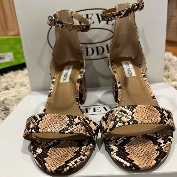 Steve Madden | Shoes | Steve Madden Snake Skin Heels | Poshmark